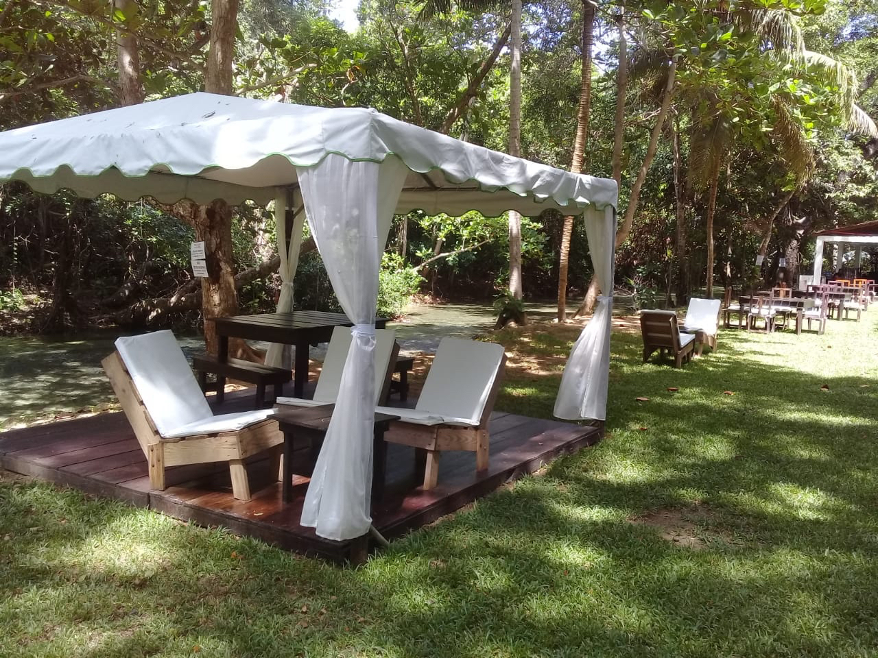 Cabanas | Riverside Front Cabana | Restaurant in River - RH